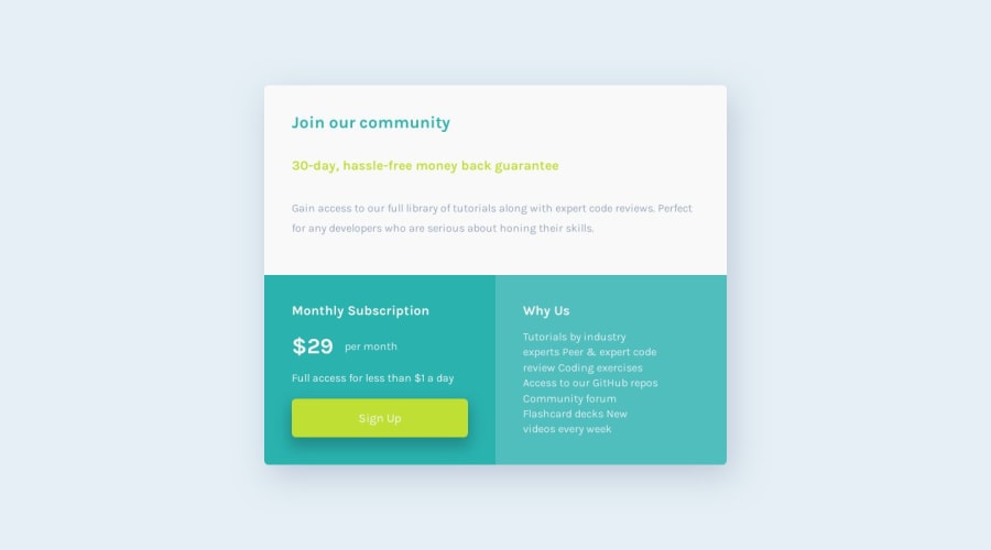 Frontend Mentor A Responsive Grid Component Using Css Grid Coding