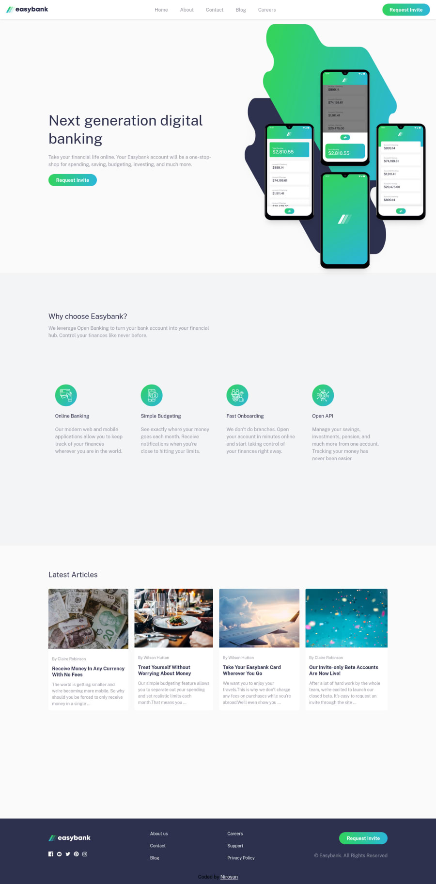 Frontend Mentor | Responsive Easybank landing page coding challenge ... Frontend Mentor | Responsive Easybank landing page coding challenge ...
