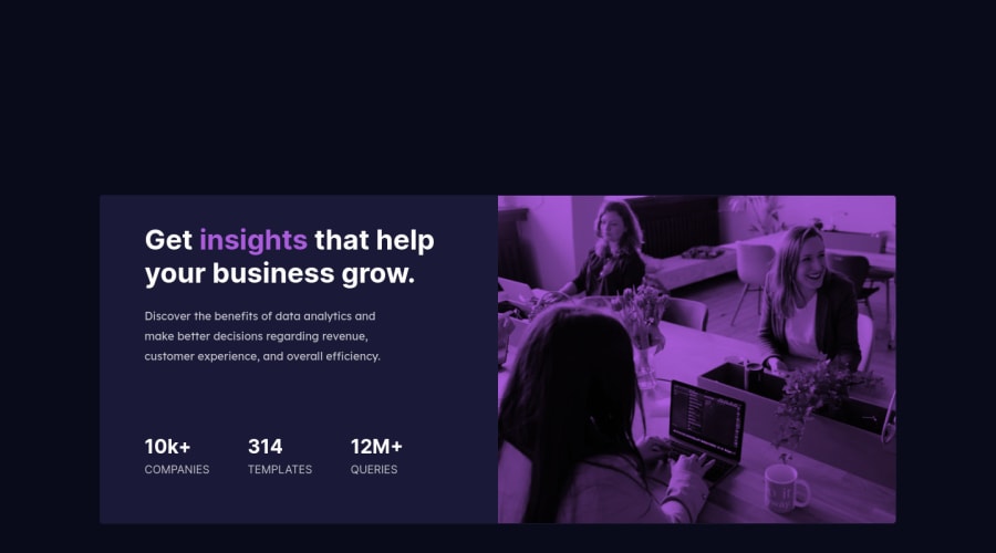 Frontend Mentor Flexbox Grid And Breakpoint In Framework Css