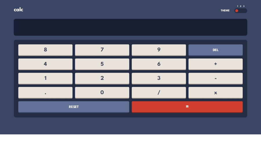 Frontend Mentor Calculator App Using Html Css And Javascript Coding Challenge Solution