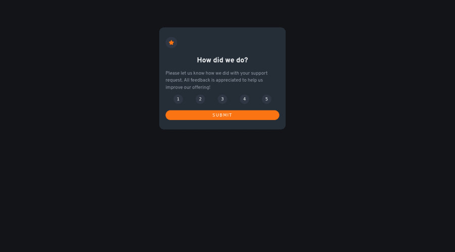 Frontend Mentor Responsive Rating Component With Flex Coding