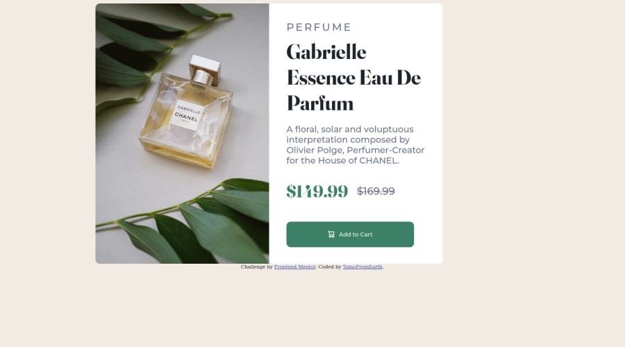 Frontend Mentor Product Preview Card Component Using Css Coding