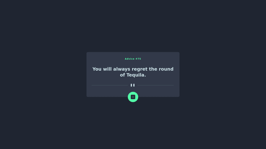 Frontend Mentor Advice Generator Using Next Js And Tailwindcss Coding