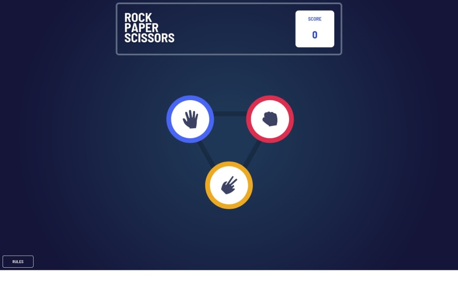 Frontend Mentor Rock Paper Scissor Game Using Html Css Vanilla Javascript Coding Challenge