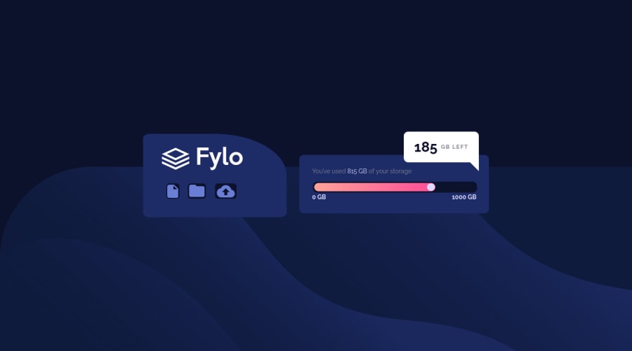 Frontend Mentor Fylo Data Storage Component Nested With Css Flexbox Coding Challenge Solution