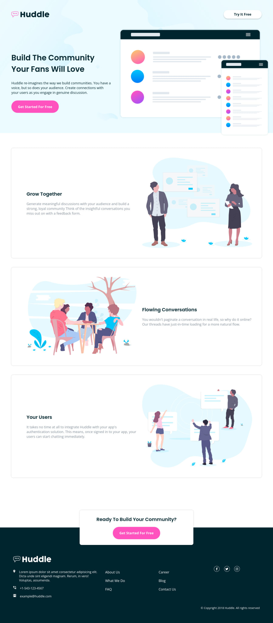 Frontend Mentor Created Using Html And Css Grid Layout Coding