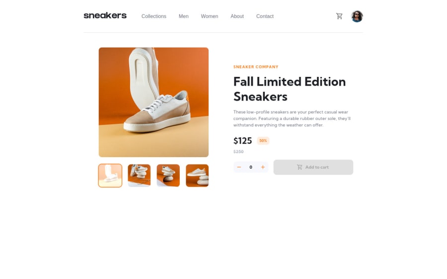 Frontend Mentor E Commerce Page With React Redux Toolkit Typescript