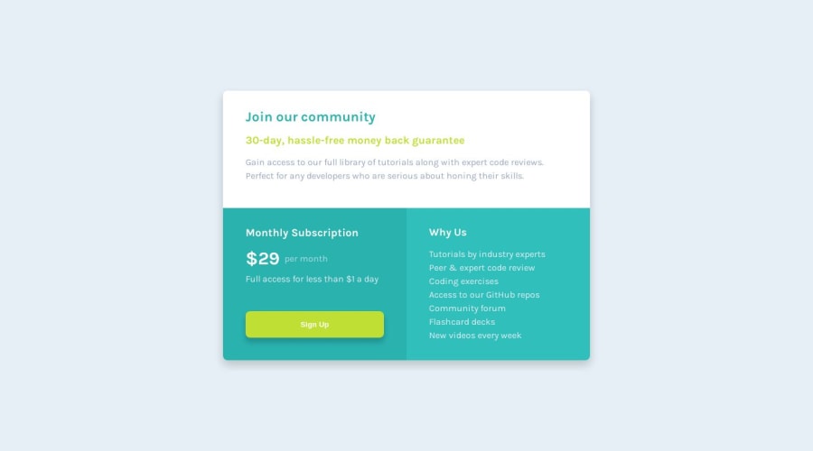 Frontend Mentor Responsive Price Grid Component Using Css Grid Coding Challenge Solution