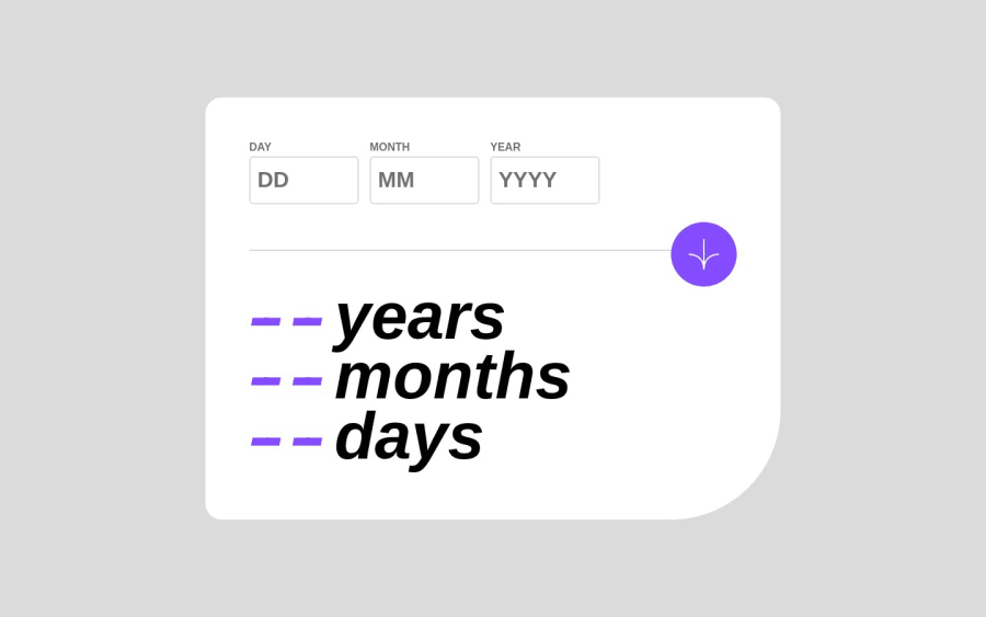 Frontend Mentor Age Calculator App 🎯 Css Bem Javascript Coding Challenge Solution