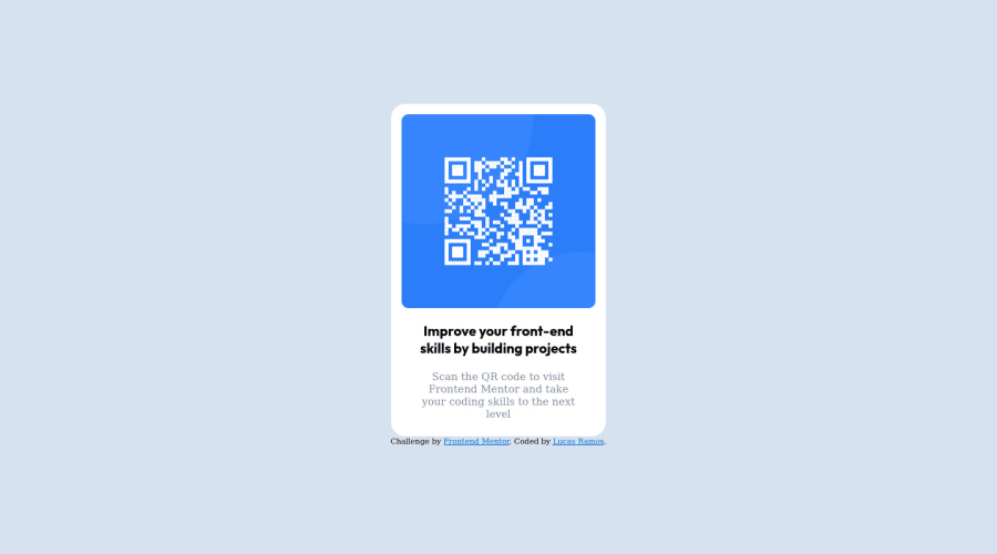 Frontend Mentor Solução Qr Code Com Css E Html Coding Challenge Solution