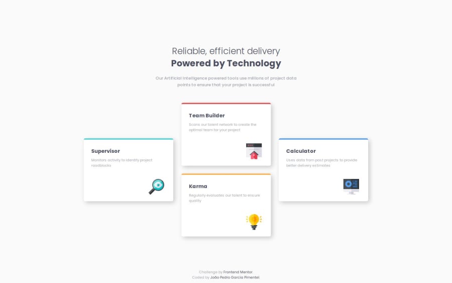 Frontend Mentor Responsive Page Using Css Flexbox And Media Query Coding Challenge Solution