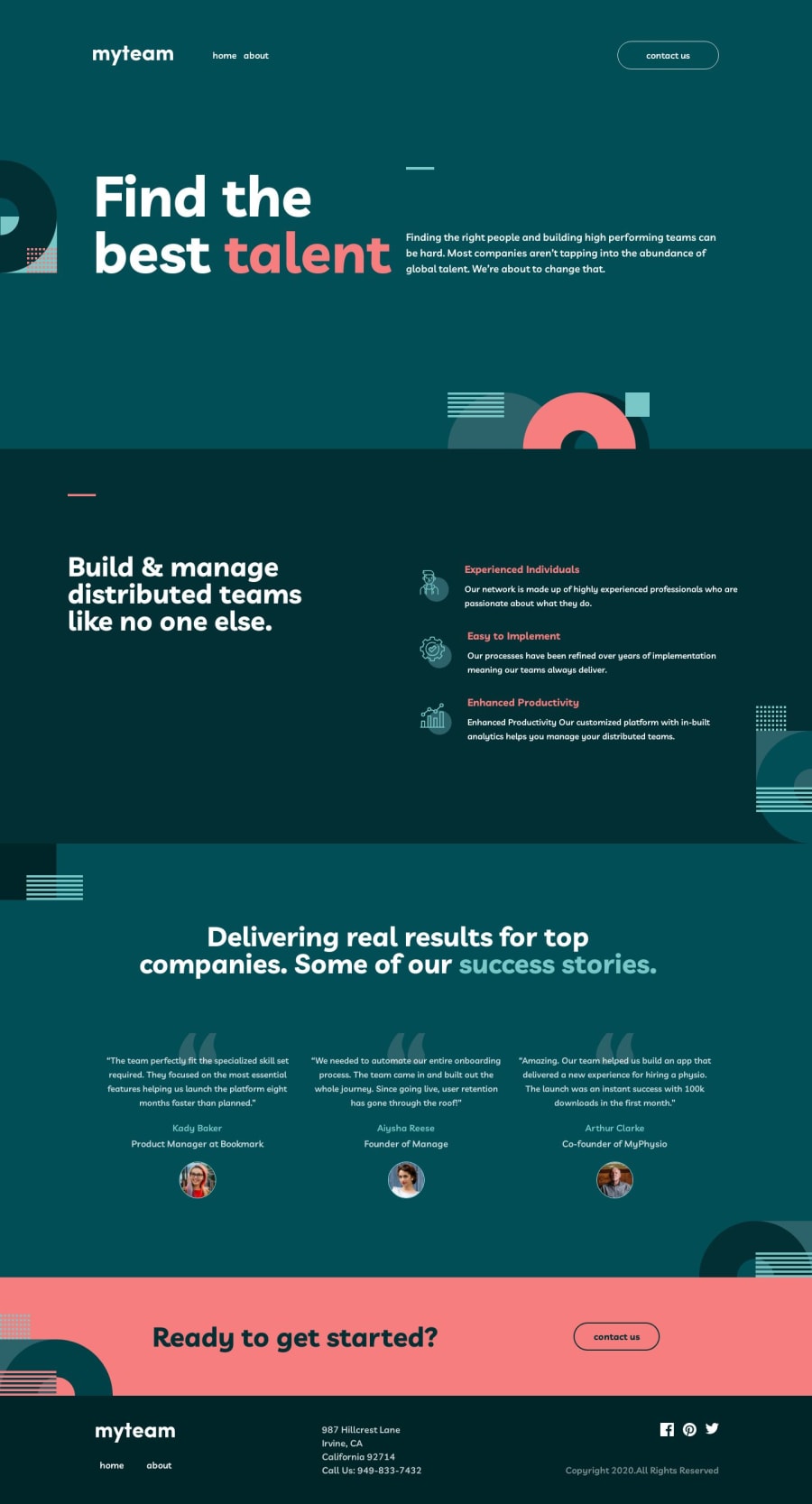 Frontend Mentor Responsive Myteam Website Using React Nextjs And