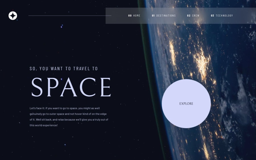 Frontend Mentor Space Tourism W Nuxt3 And Tailwindcss Coding Challenge