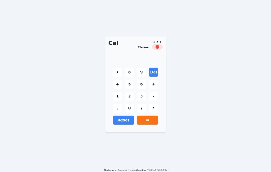 Frontend Mentor Calculator Created Using Html Tailwind Css And Javascript Coding Challenge