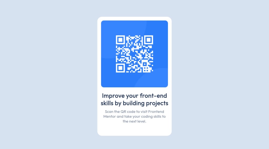 Frontend Mentor Qr Code Challenge Coding Challenge Solution