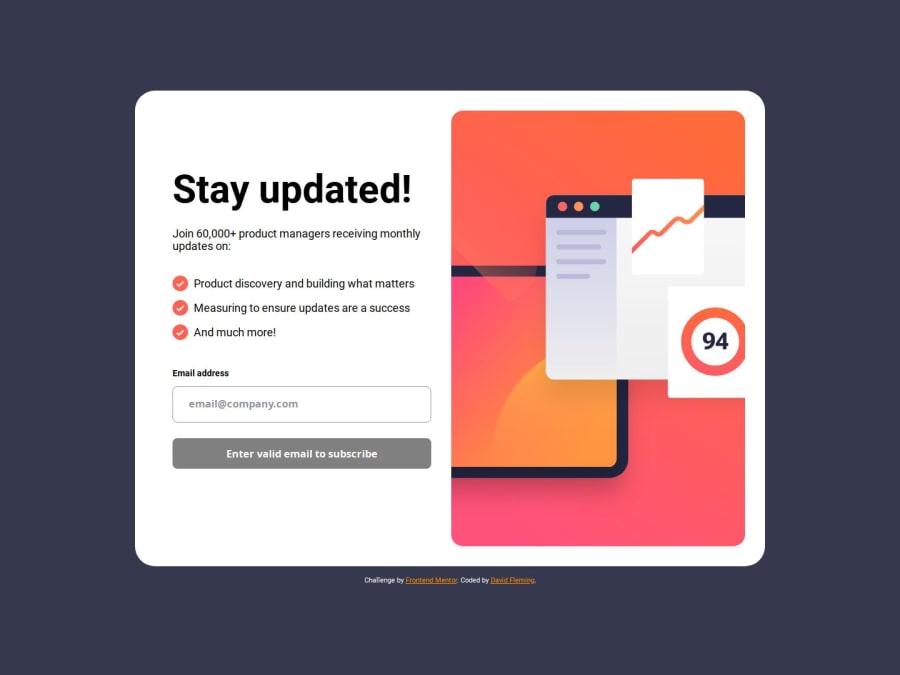 Frontend Mentor Html Css Javascript Coding Challenge Solution