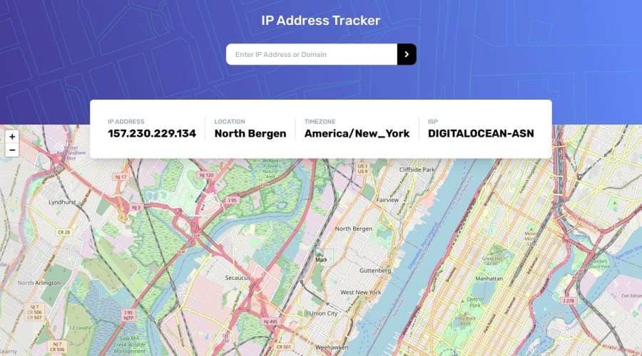 Frontend Mentor Ip Address Tracker Using React Tailwind Coding