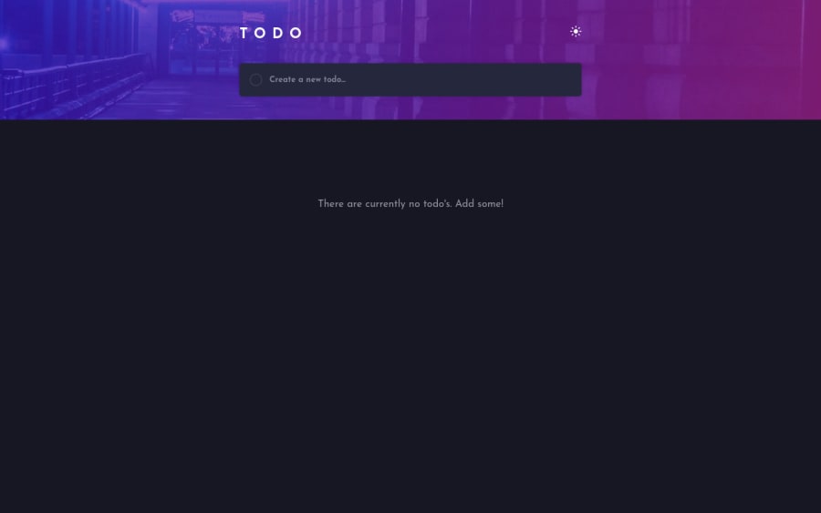 Frontend Mentor Todo App Built With Vue3 Coding Challenge Solution