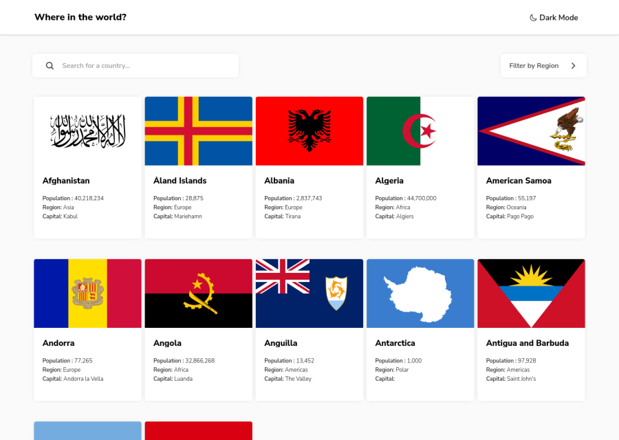 Frontend Mentor Countries Detail App Using Angular Coding Challenge