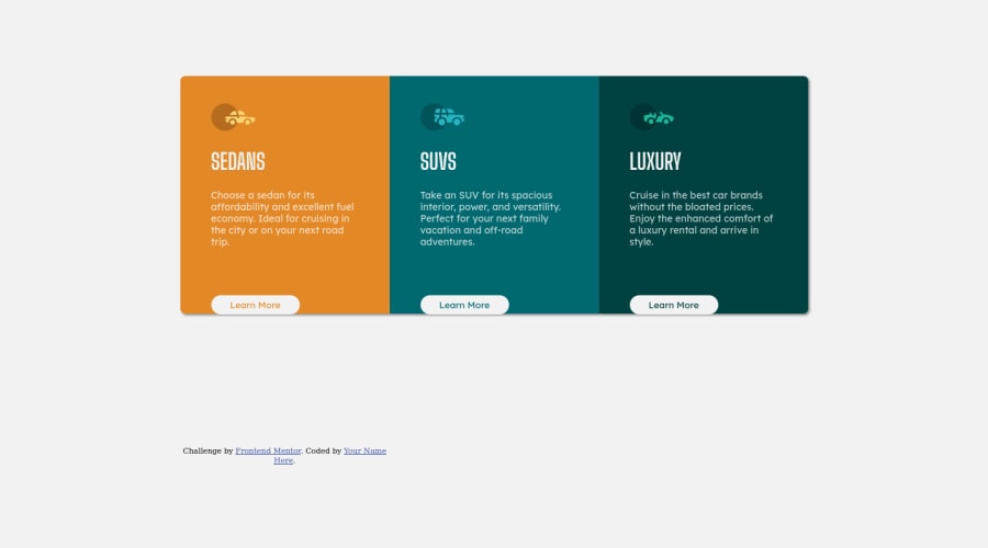 Frontend Mentor Responsive 3 Column Preview Card With Css Grid Coding Challenge Solution