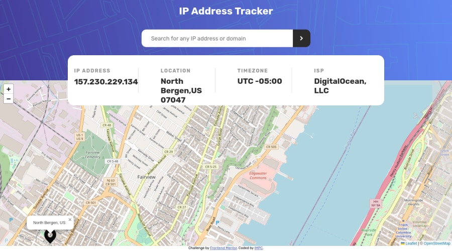 Frontend Mentor Ip Address Tracker Master Coding Challenge Solution