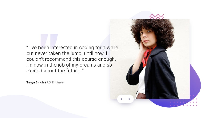 Frontend Mentor Coding Bootcamp Testimonials Slider Coding Challenge