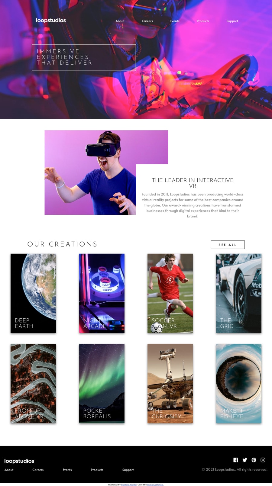 Frontend Mentor Fully Responsive Landing Page With Css Grid Flexbox And Animation Coding