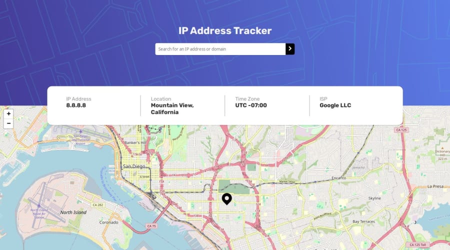 Frontend Mentor Ip Tracker React Leaflet Sass React Responsive