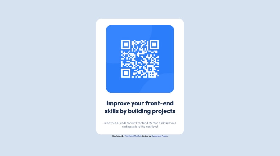 Frontend Mentor Responsive Qr Code Component Coding Challenge Solution