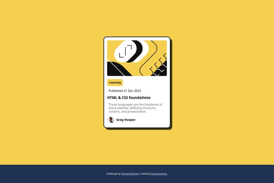 Frontend Mentor Tarjeta De Visita Responsive Con Html Y Css Coding Challenge Solution