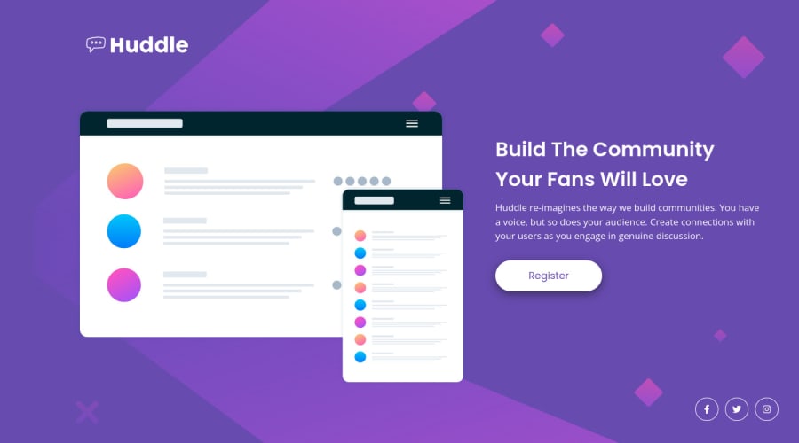 Frontend Mentor Responsive Page Using Html And Css Coding Challenge Solution