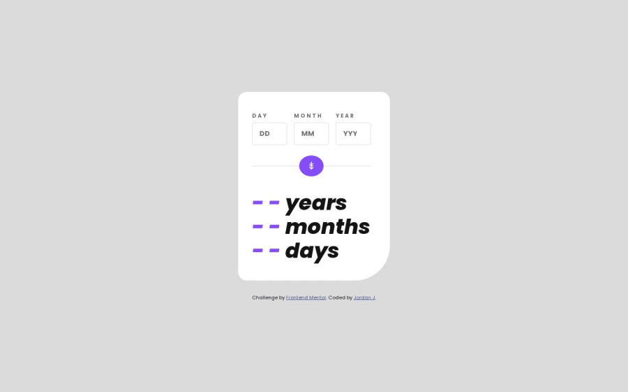 Frontend Mentor Using Vanilla Js Coding Challenge Solution