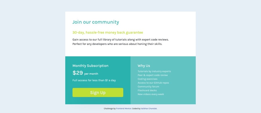 Frontend Mentor Completed Using Atom Html Css And Bootstrap Coding