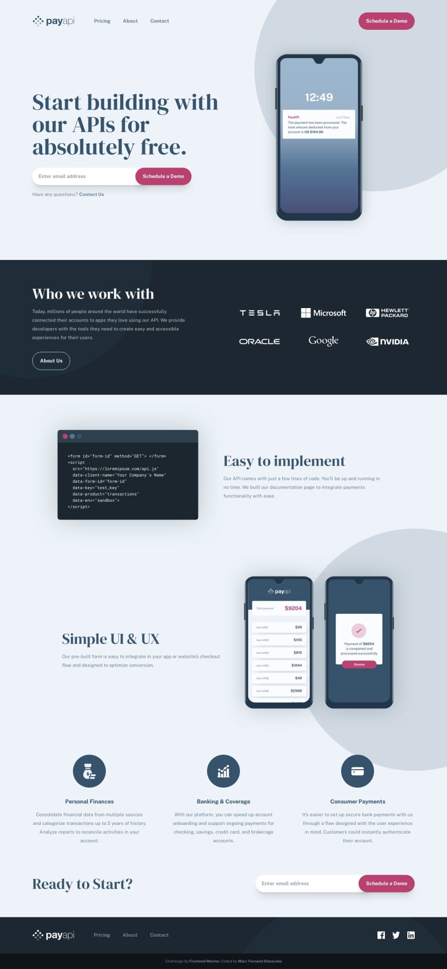 Frontend Mentor Responsive Multi Page Website Using React React