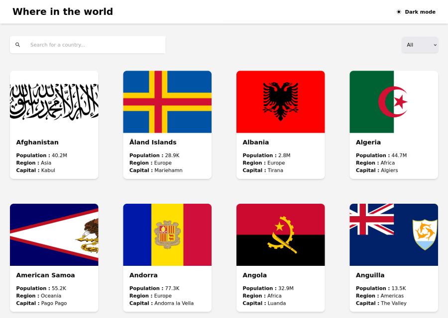 Frontend Mentor Countries Api Width Nextjs And Tailwind Css Coding Challenge Solution