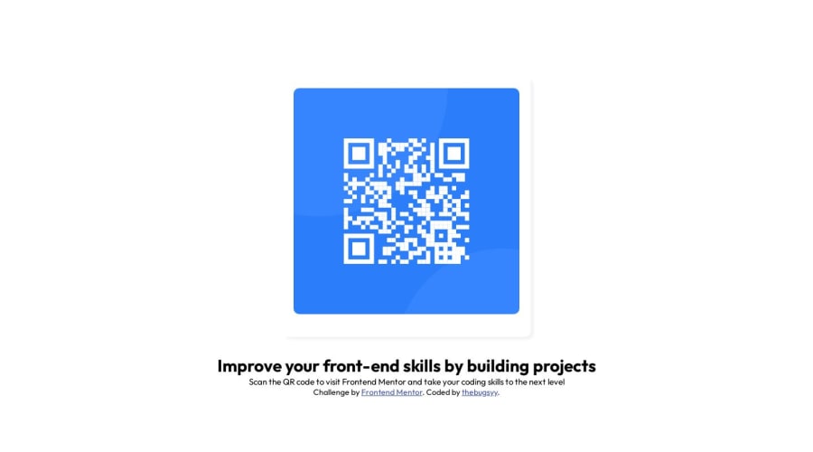 Frontend Mentor Qr Code Component Using Html And Css Coding Challenge Solution