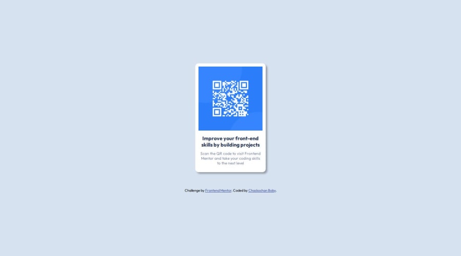 Frontend Mentor Qr Code Component Solution Using Html And Css Coding Challenge Solution