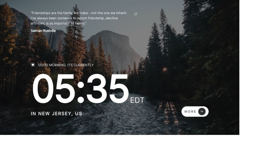 Frontend Mentor Clock App Tailwindcss Reactjs Coding Challenge Solution