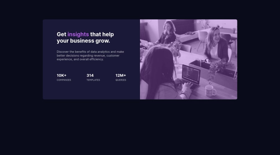 Frontend Mentor First Frontendmentor Project Using Html Css And Bootstrap Coding Challenge