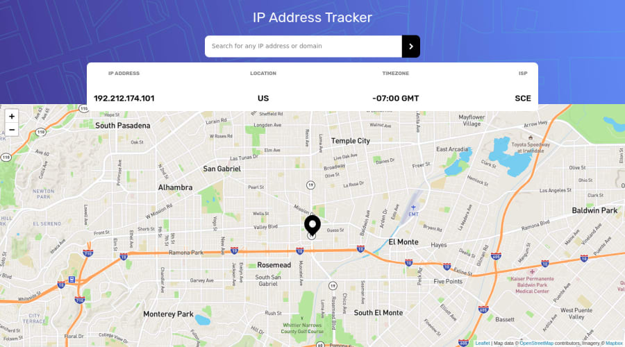 Frontend Mentor Ip Address Tracker Using Html Css And Es6 Coding 7317
