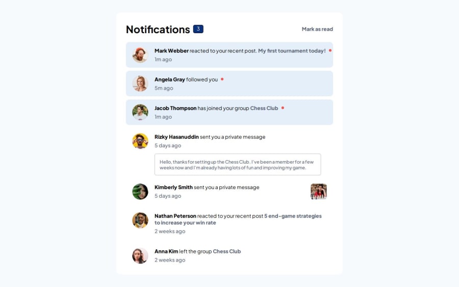 Frontend Mentor Basic Notification Website Using Html Css And Javascript Coding Challenge
