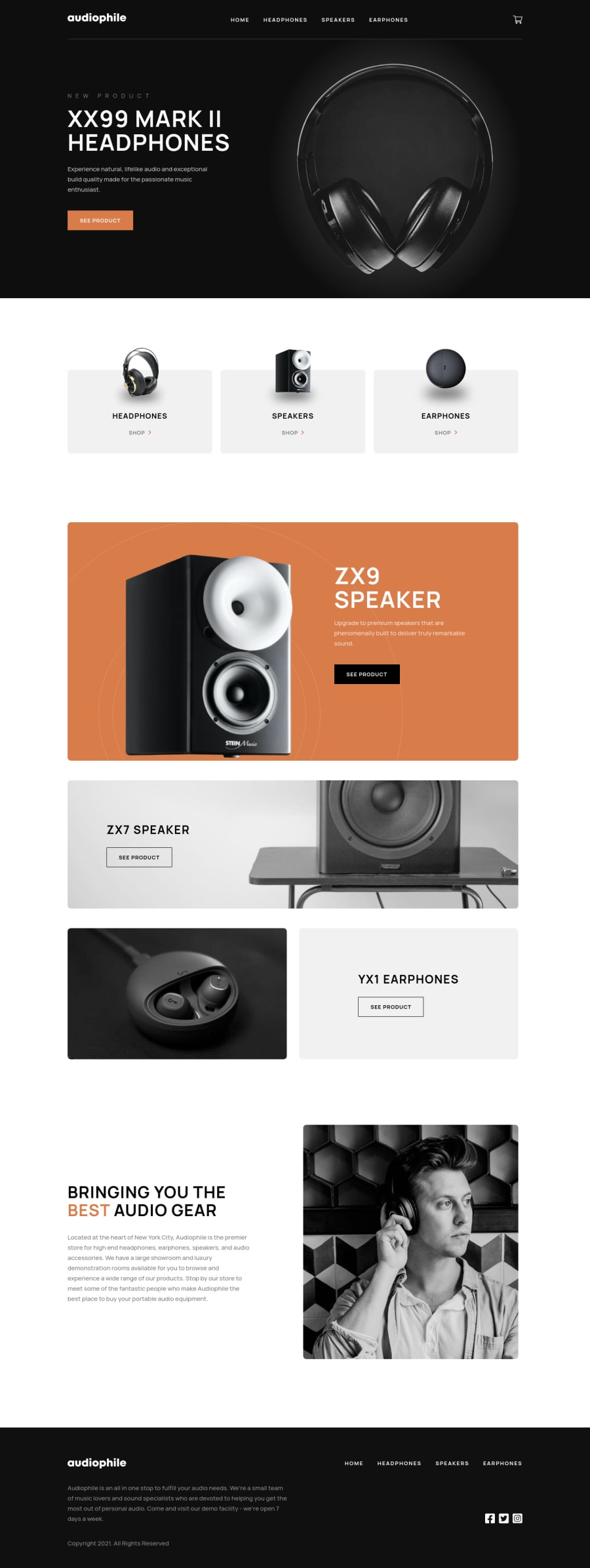 Frontend Mentor Audiophile E Commerce Website React Coding