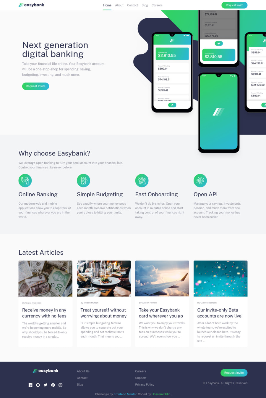 Frontend Mentor Full Responsive Landing Page Using Tailwind Css