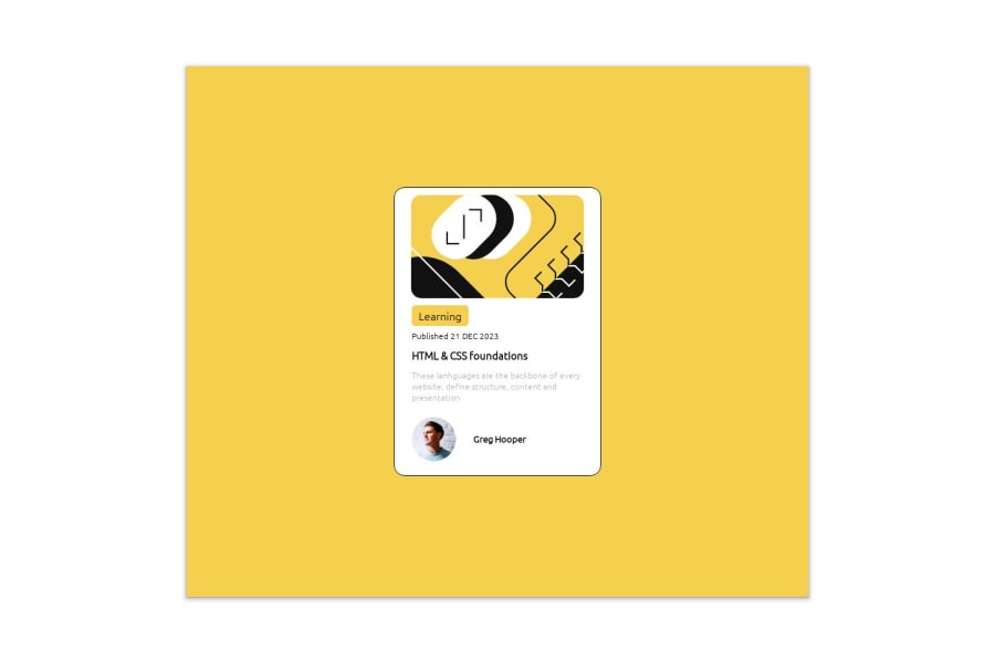 Frontend Mentor Blog Preview Card Coding Challenge Solution