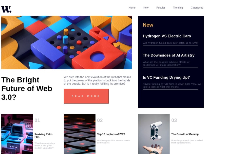 Frontend Mentor | Homepage using HTML and CSS coding challenge solution Frontend Mentor | Homepage using HTML and CSS coding challenge solution