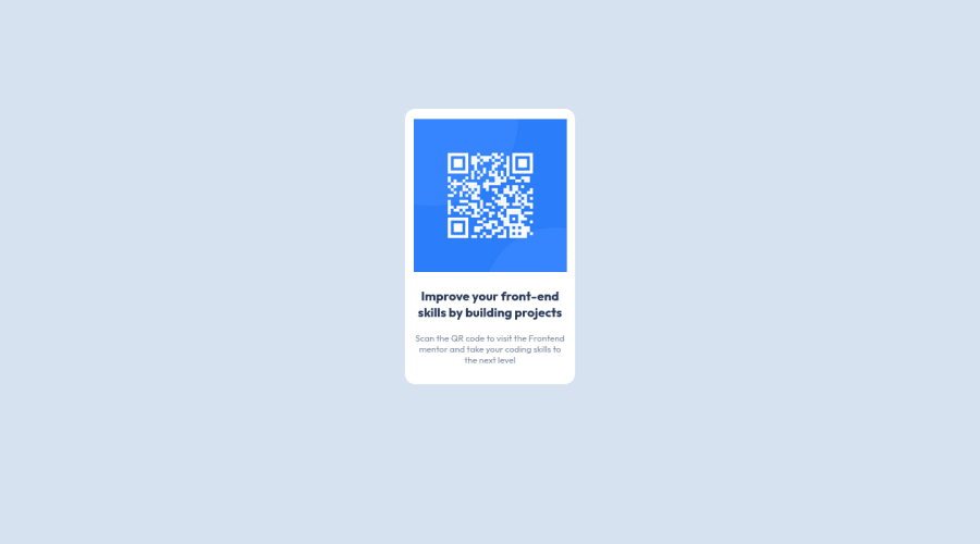 Frontend Mentor Qr Code Component Using Flexbox Coding Challenge Solution 9006