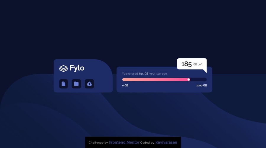 Frontend Mentor Fylo Data Storage Component Using Gird And Flex