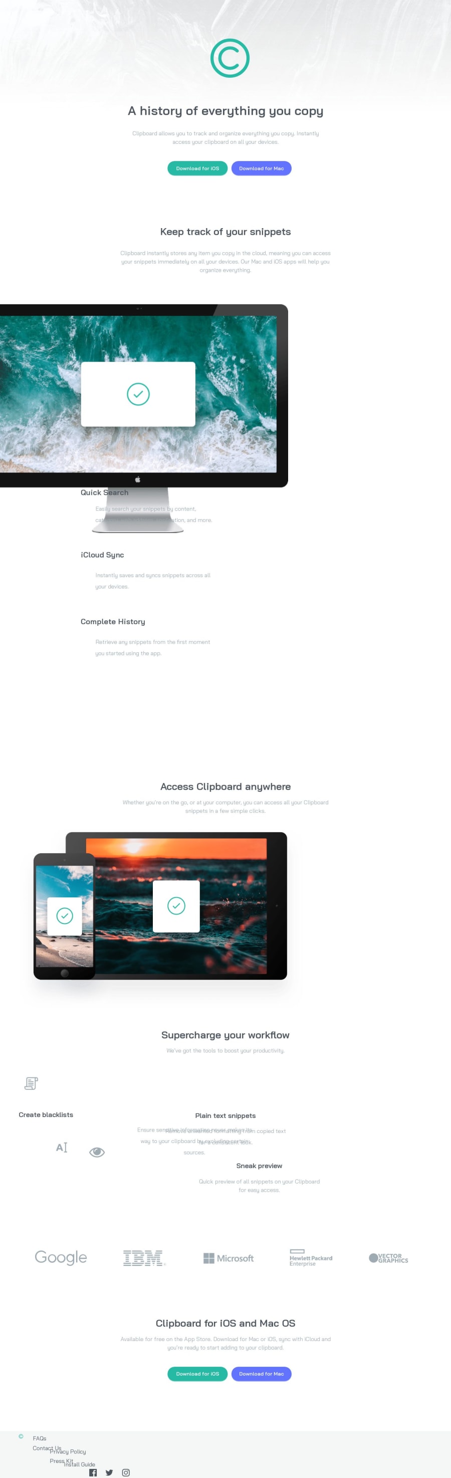 Frontend Mentor Clipboard Landing Page Bootstrap Css Html Animate