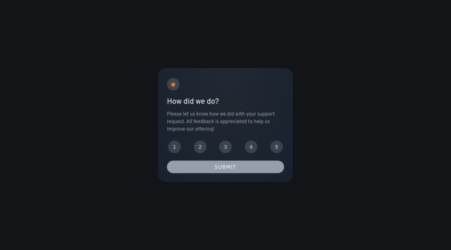 Frontend Mentor Interactive Rating Component Built With Vuejs And Tailwind Css Coding
