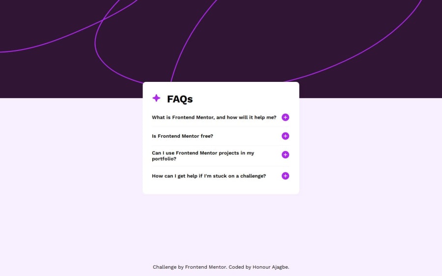 Frontend Mentor Faq Accordion Built Using Html Css And Javascript Coding Challenge Solution